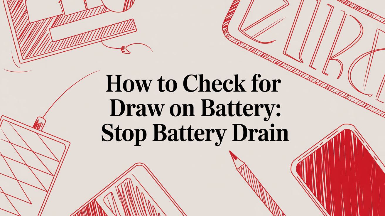 How To Check For Draw On Battery: Stop Battery Drain – T1A Auto